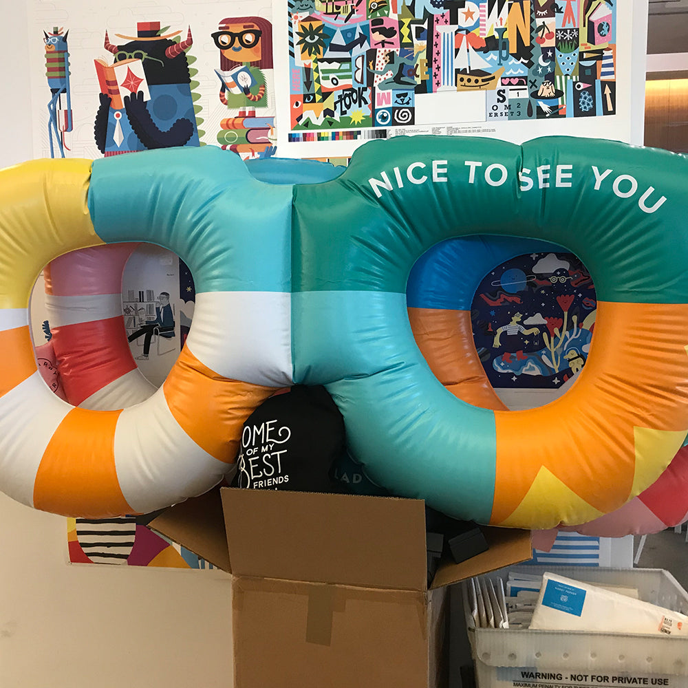Warby Parker – Custom Pool Floats
